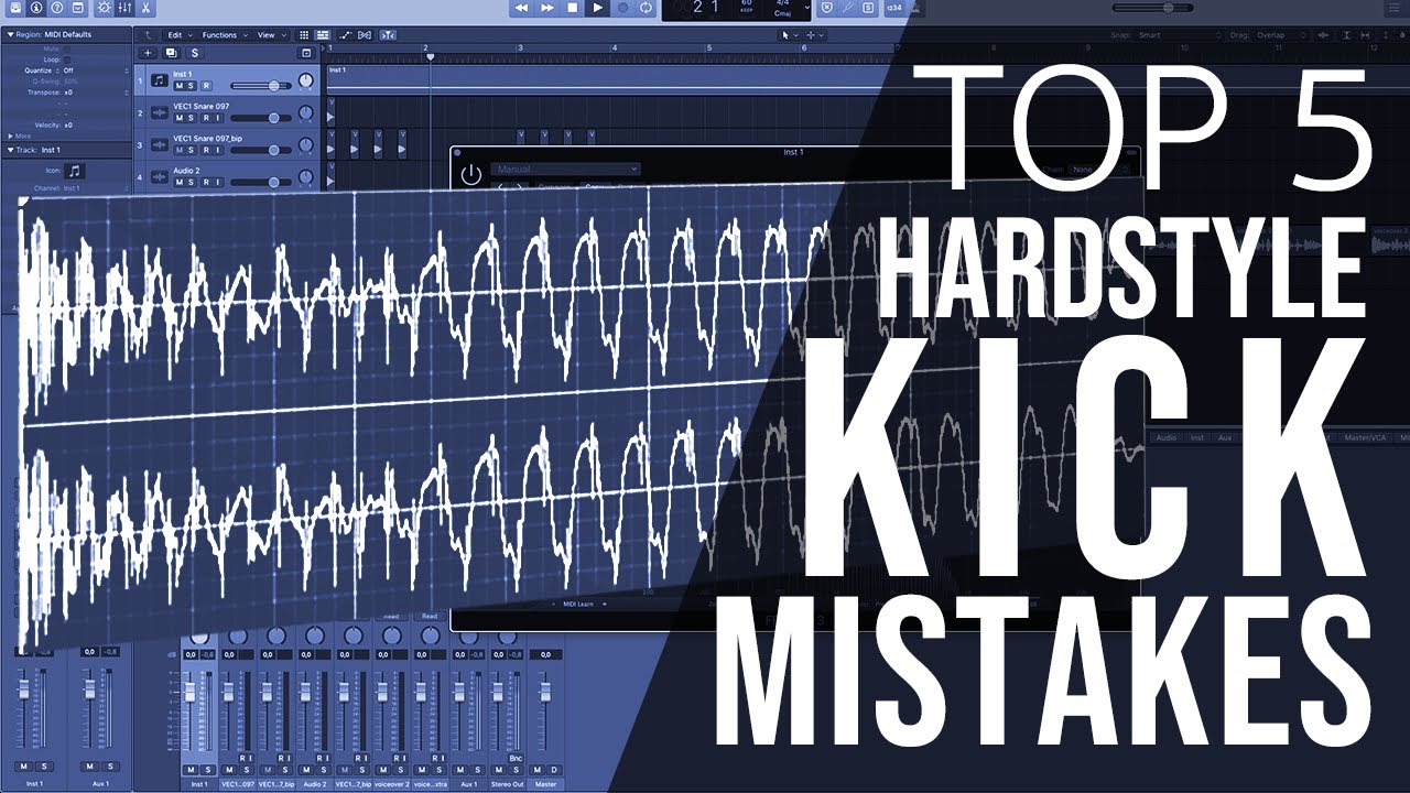 Top 5 Hardstyle Kick Mistakes (And how to fix them!) - YouTube