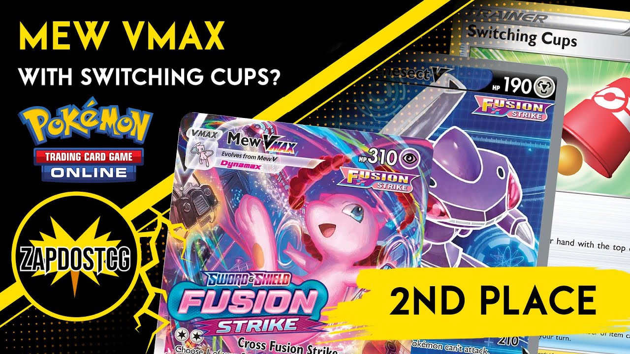 2nd Place Mew VMAX Deck With Switching Cups Is The BDIF (Pokemon TCG ...