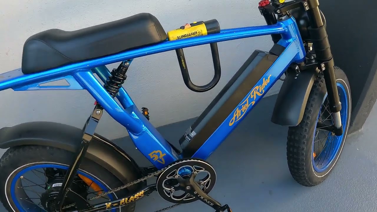 Ariel Rider X Class 52v (review video) after 500 miles - YouTube