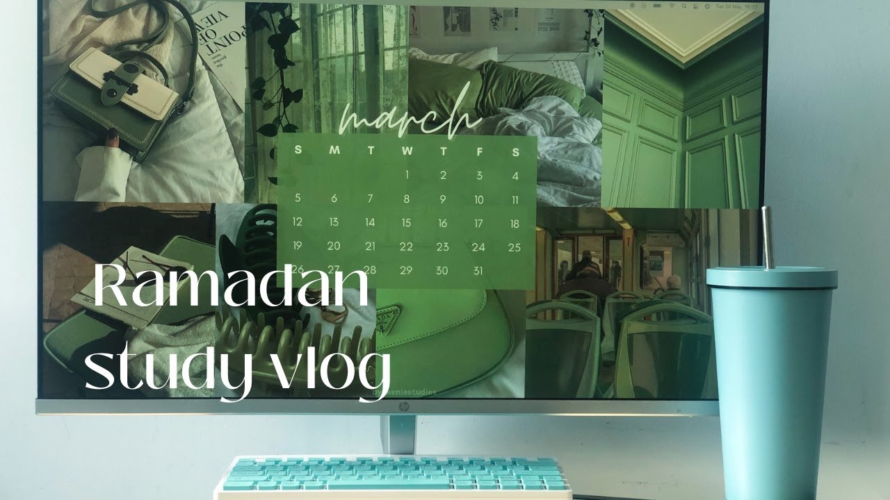 Ramadan VLOG | Library study sessions | studying while fasting | Eid al ...