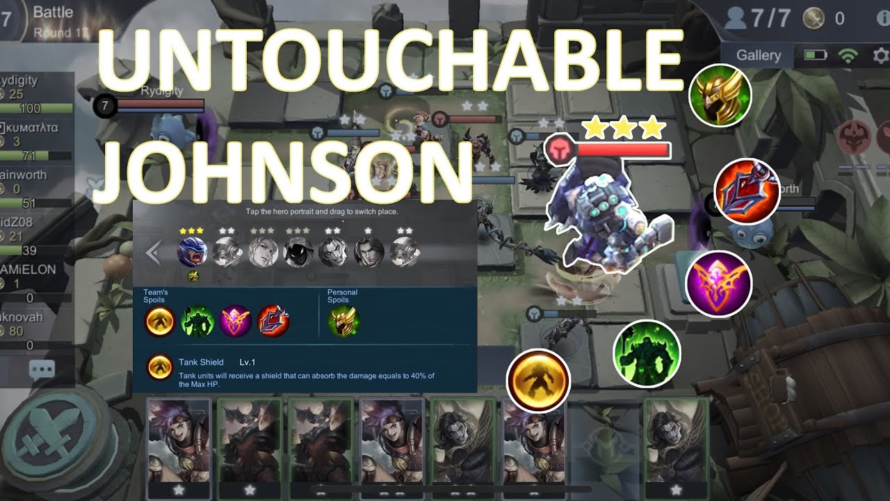 THE UNTOUCHABLE JOHNSON! CHESS TD | FULL ATTACK - YouTube