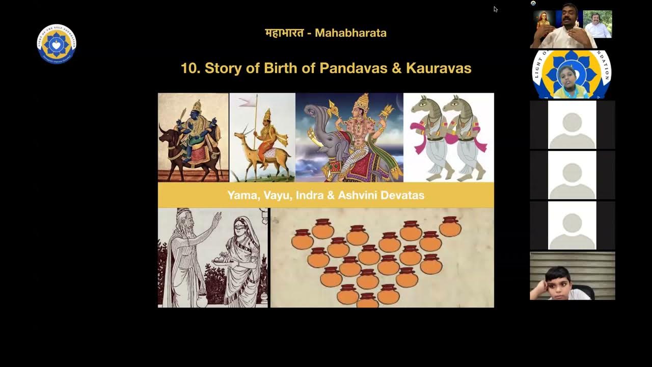 10 - Mahabharata - Story of Birth of Pandavas and Kauravas - YouTube