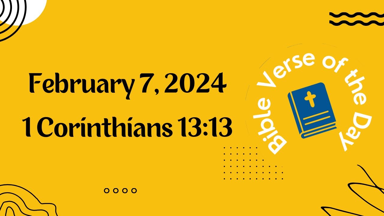Verse of the day - Feb 7 #verseoftheday #dailydevotional # ...