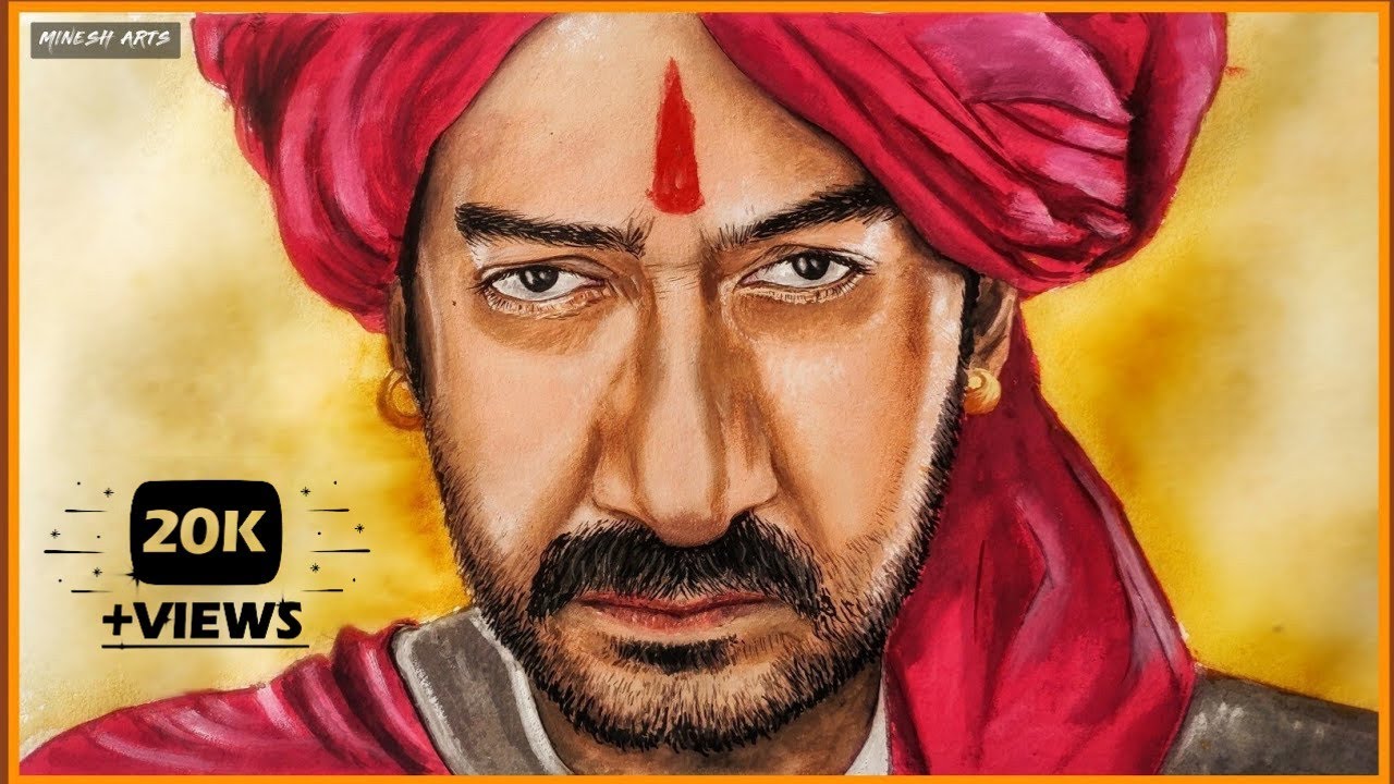 Tanhaji (Ajay Devgan) poster colour Portrait - YouTube
