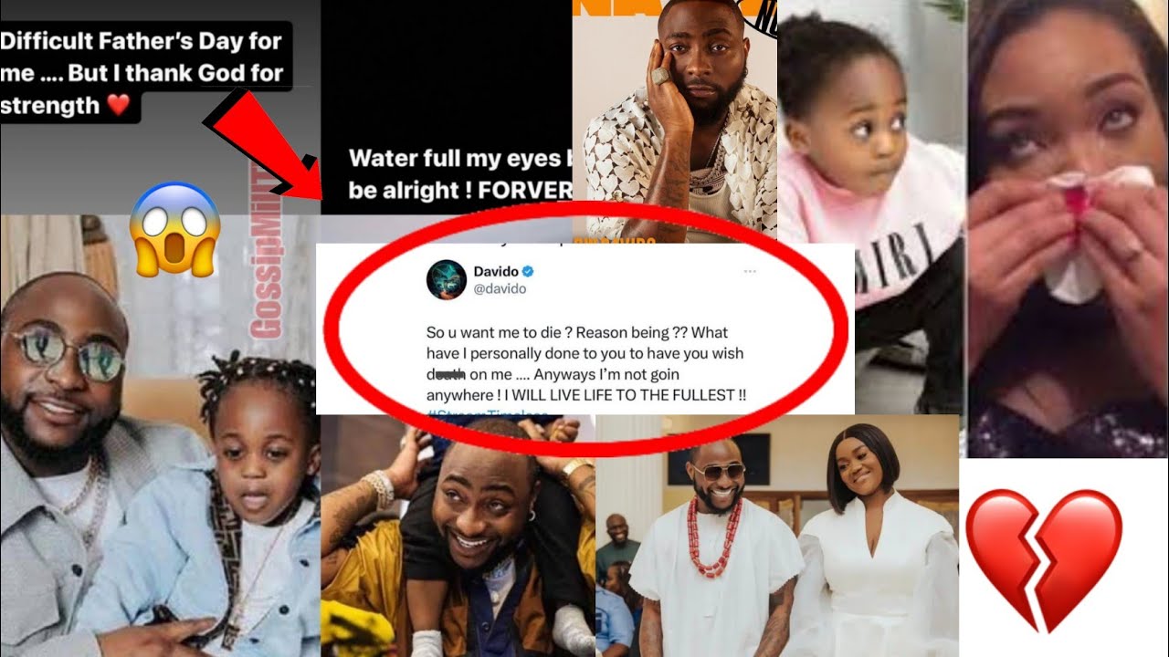 DAVIDO & CHIOMA SHADE TEARS OVER LATE SON IFEANYI AS MAN GAVE HIM RIP ...