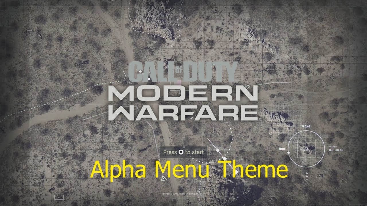 Call Of Duty Modern Warfare Alpha Menu Music (Official) - YouTube