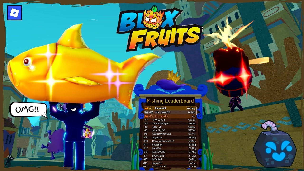 EXPLOSIVE Fishing Session With The Old Man! Blox Fruits💣 BOMB Rework ...