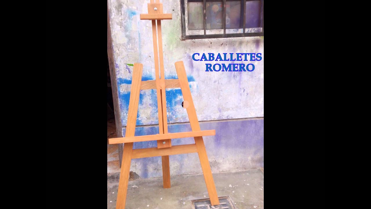 CABALLETES PARA PINTURA Y EXPOSICIÓN DE ARTE - YouTube