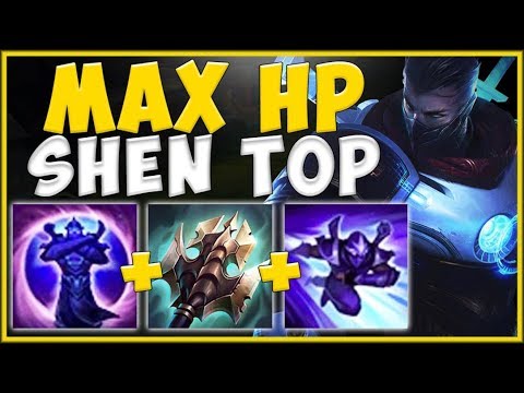 WTF! MAX HP SHEN BUILD MAKES TITANIC BURST 100% ABSURD! SHEN SEASON 9 ...