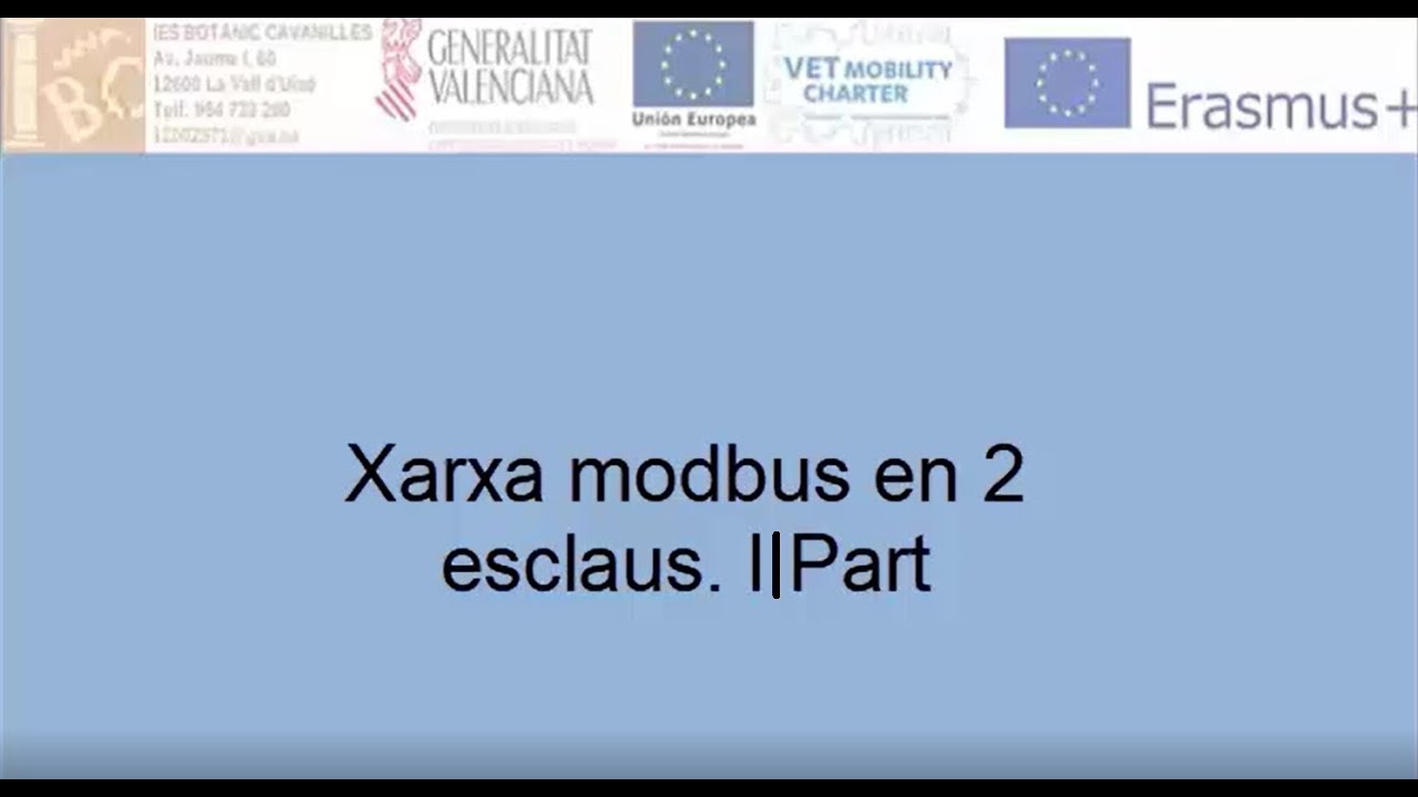 Modbus rs485 2 esclaus Part II - YouTube
