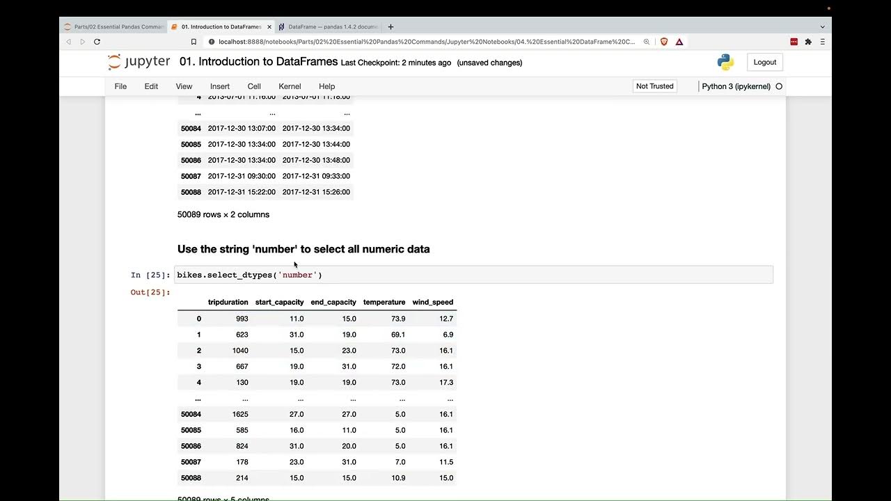 02 Arithmetic DataFrame Operations - YouTube