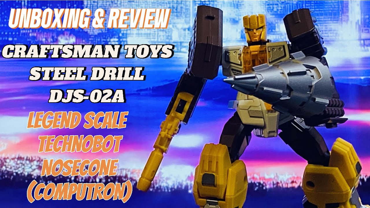 UNBOXING & REVIEW: Craftsman Toys Steel Drill Legend Scale Nosecone ...
