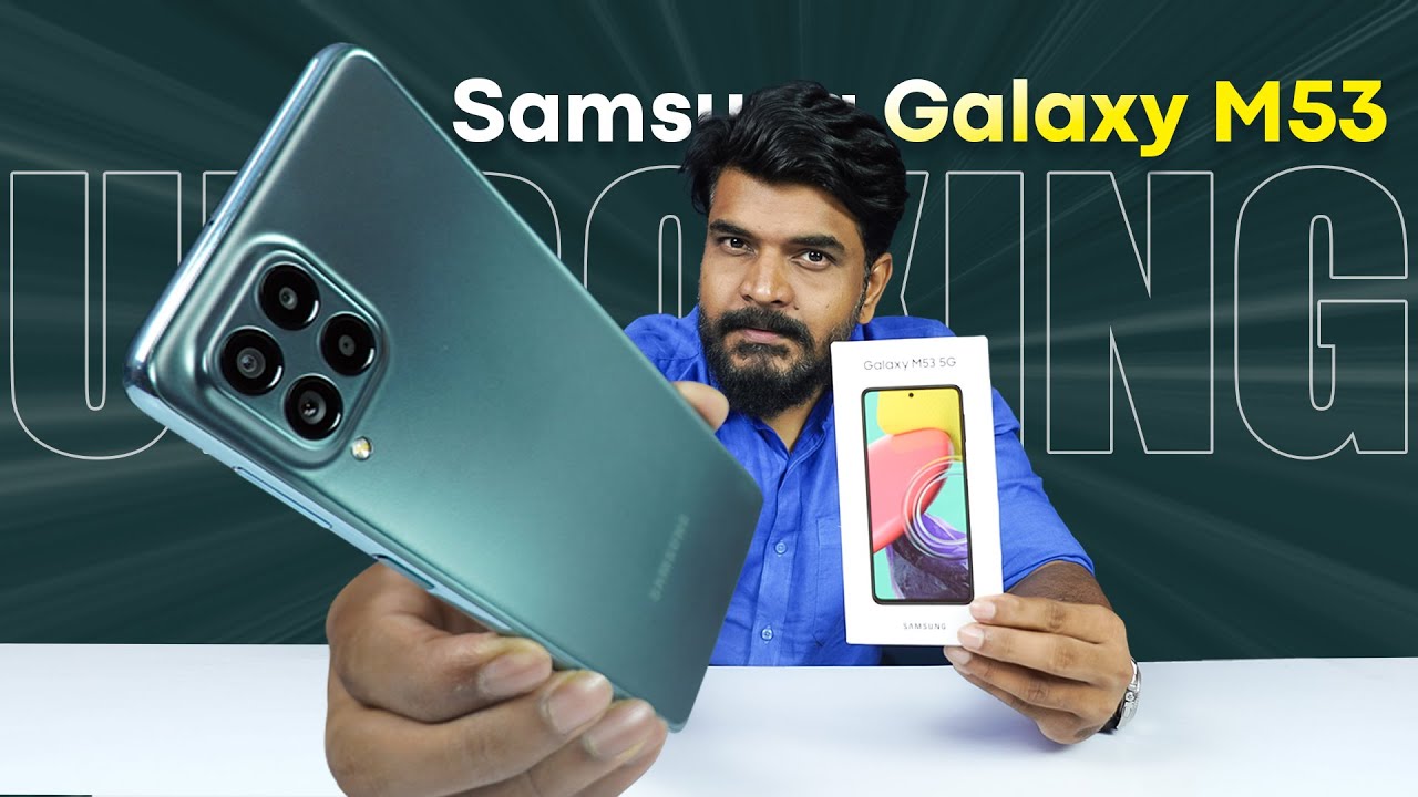 Samsung Galaxy M53 5G Unboxing & initial impressions || Best Camera in ...
