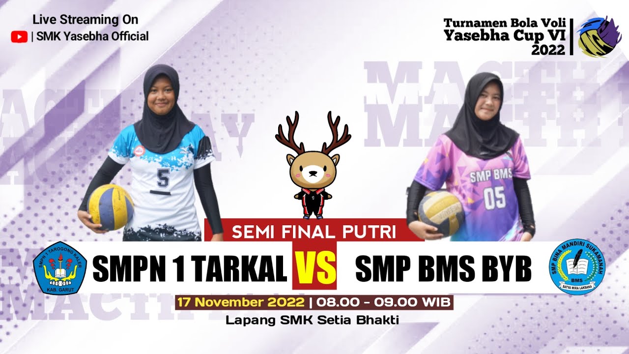 SMPN 1 TAROGONG KALER GARUT VS SMP BMS BAYONGBONG GARUT | PUTRI ...