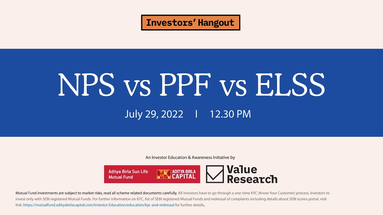 NPS vs PPF vs ELSS - YouTube
