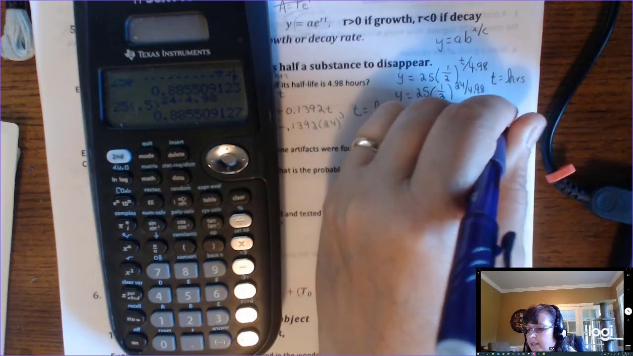Modeling with Relative Growth or Decay Rate Formula - YouTube