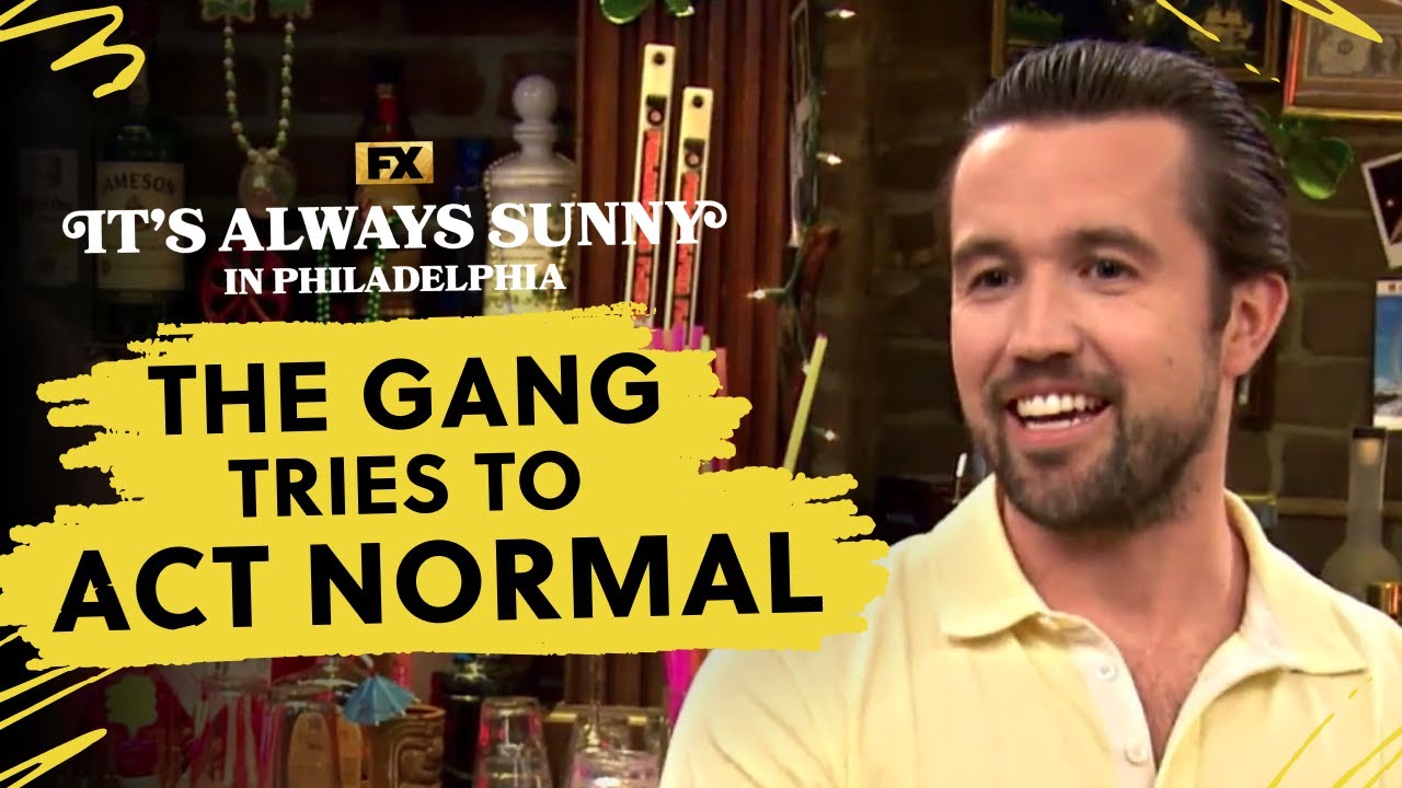 The Gang Tries to Act Normal | It's Always Sunny in Philadelphia | FX ...