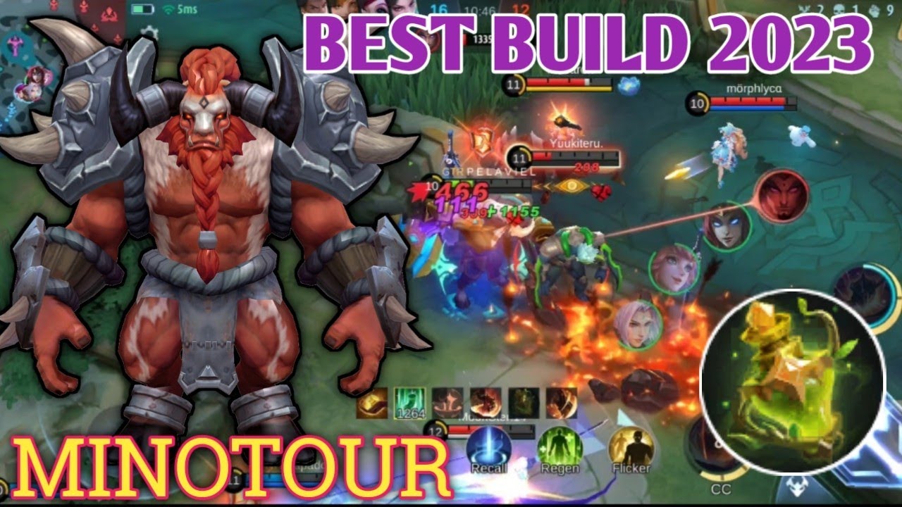 (BEST BUILD 2023) GAMEPLAY MINOTAUR - BUILD TOP 1GLOBAL MINOTAUR - MLBB ...