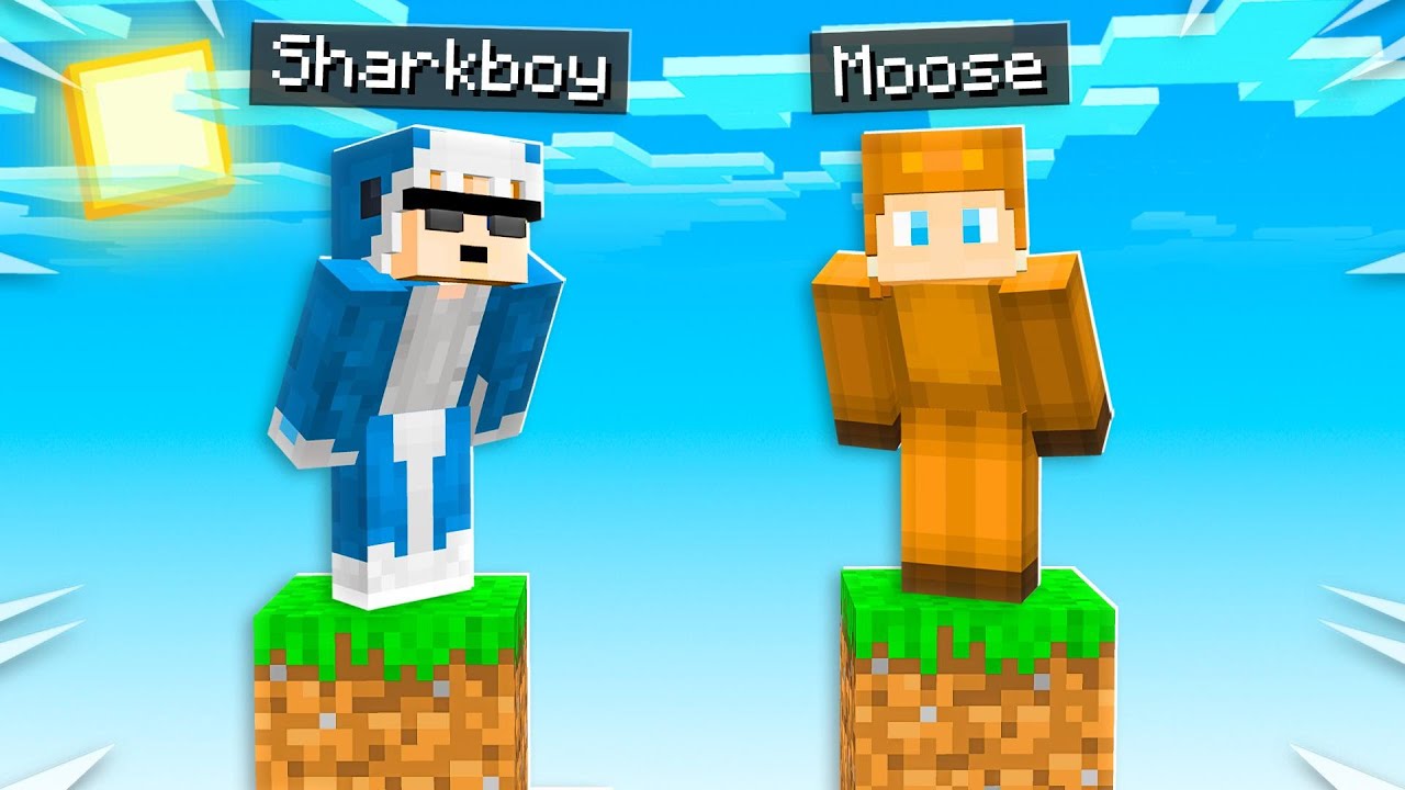 2 NOOBS PLAY MINECRAFT SKYBLOCK! - YouTube