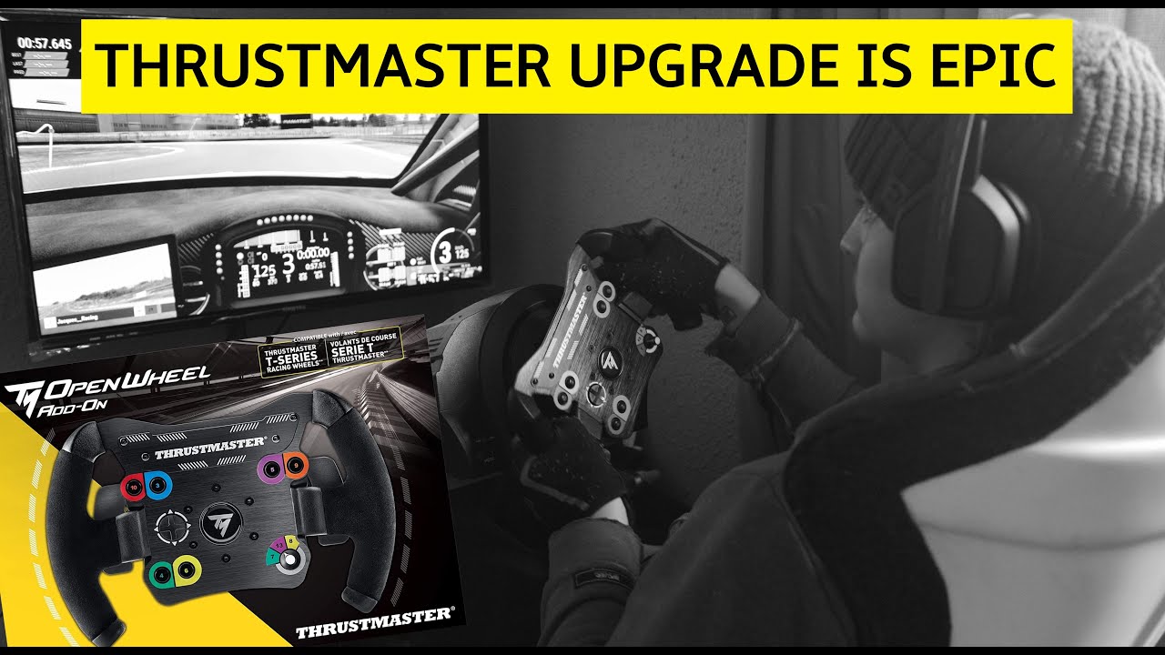 Thrustmaster Open Wheel Add-On unboxing and review - YouTube