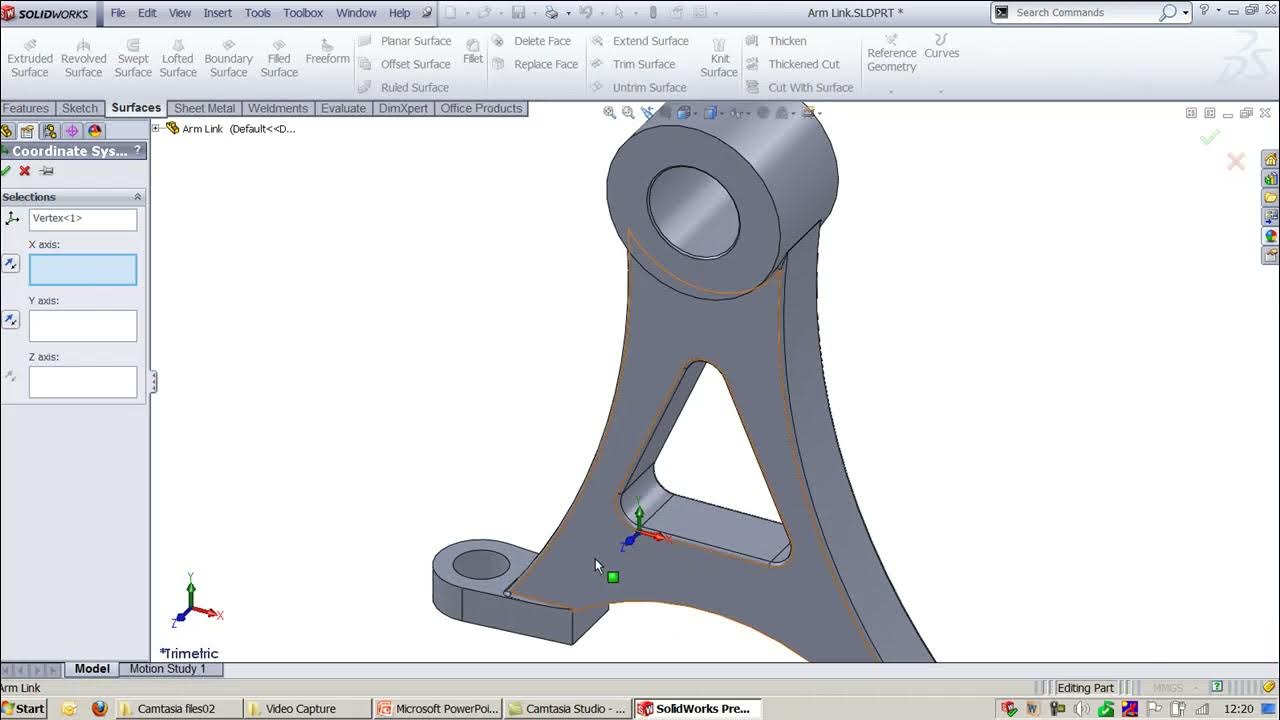 Coordinate System - Creating Reference | SolidWorks | Mechanical Engineering | BK Engineering ...