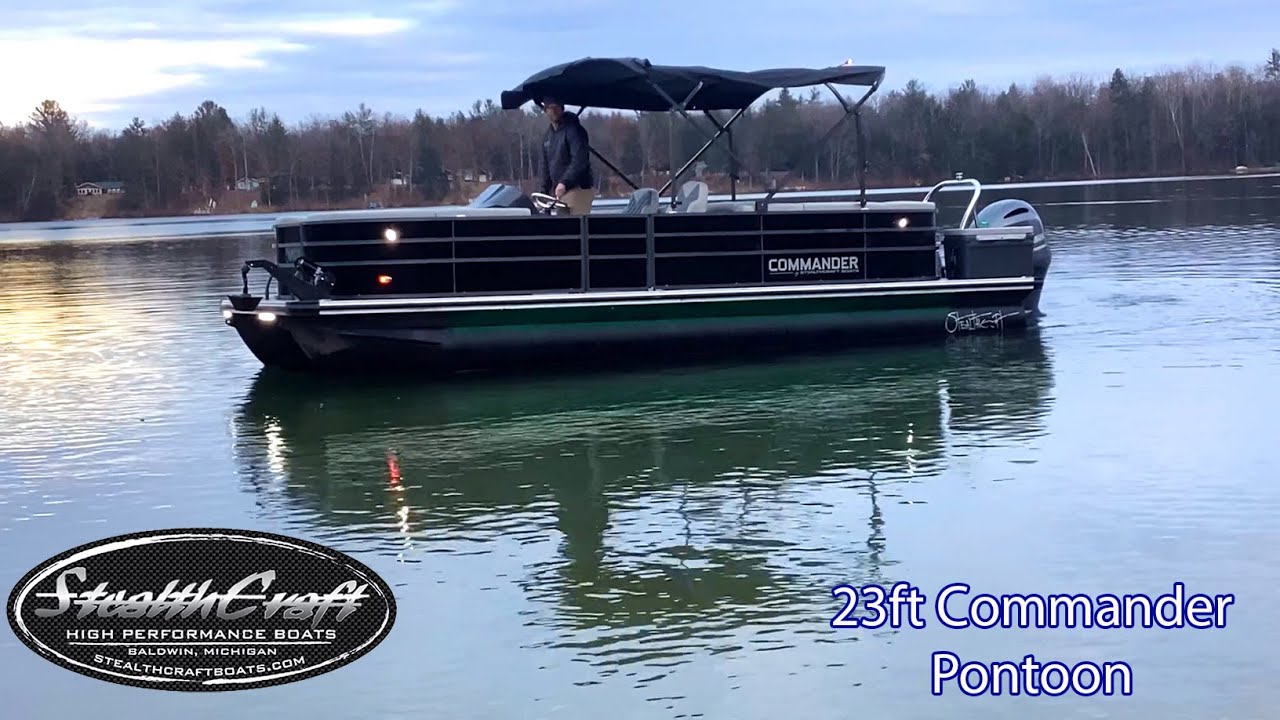 Stealth Pontoon Boat