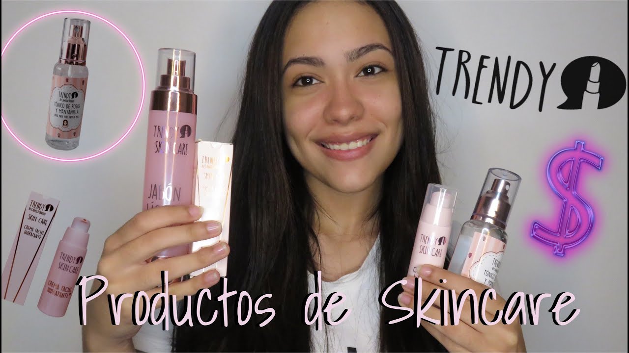 PRODUCTOS DE TRENDY SKINCARE!! Mi nueva rutina facial/ ITA BEAUTY - YouTube