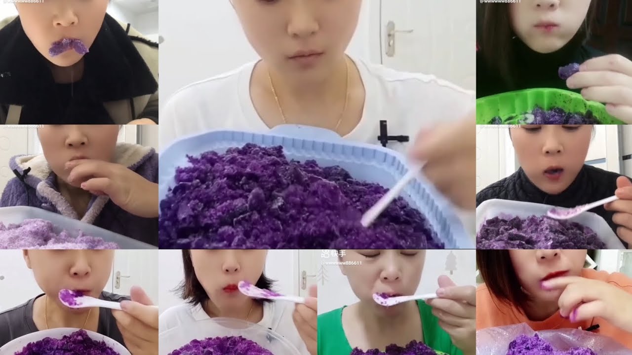 CRUNCHY ICE EATING VIDEO 🧊😍💜 Ice Eating Compilation Bites only - YouTube