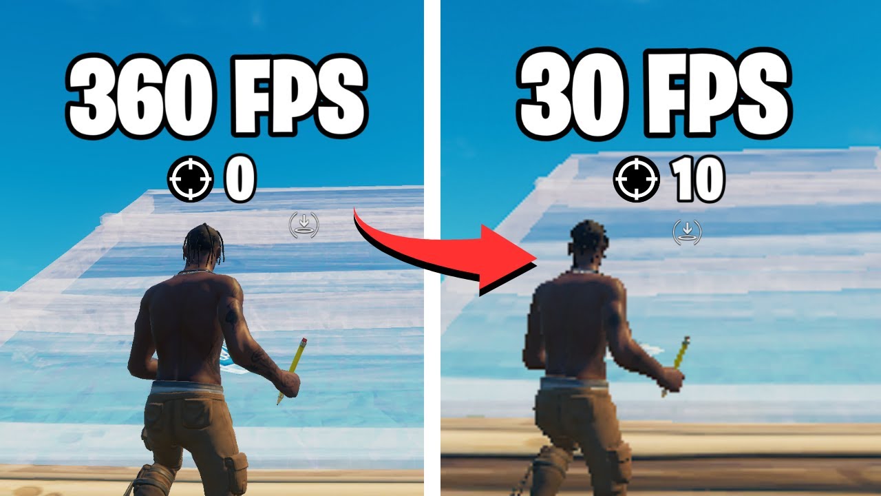 fortnite, but every kill = lower FPS - YouTube