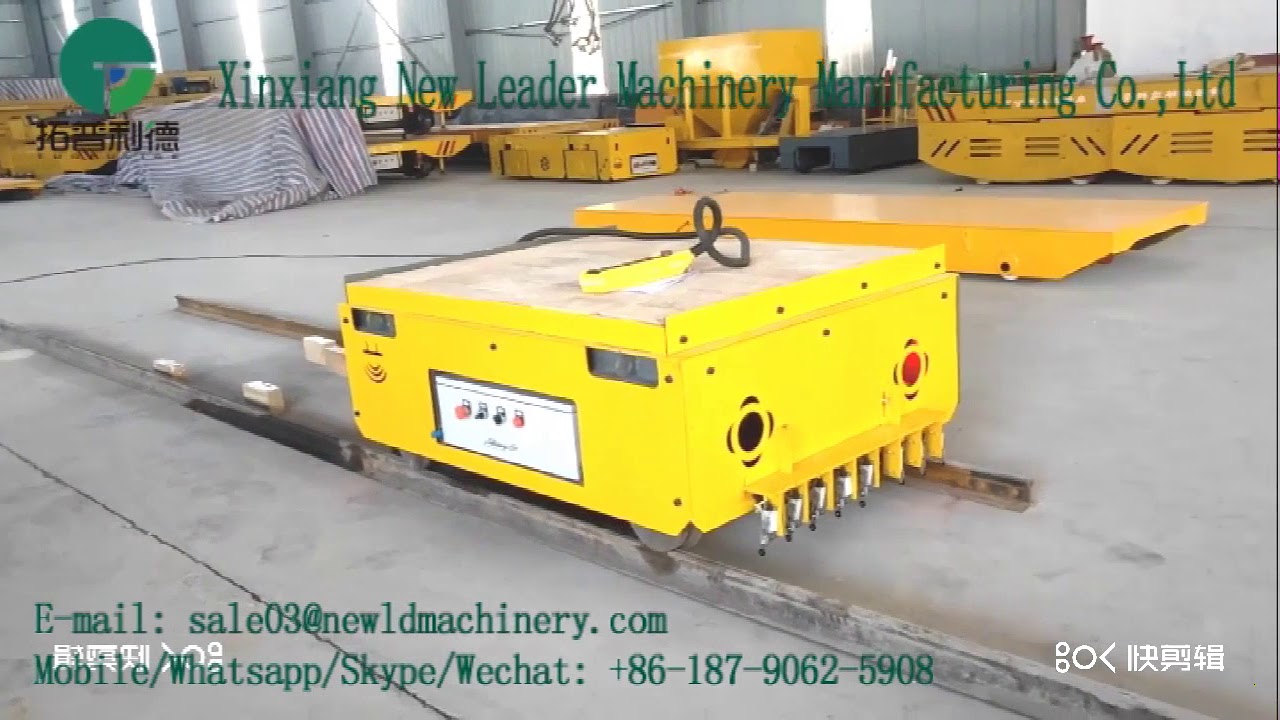 PLC Control Battery Electric Transfer Trolley-Motorized Transfer Carts ...