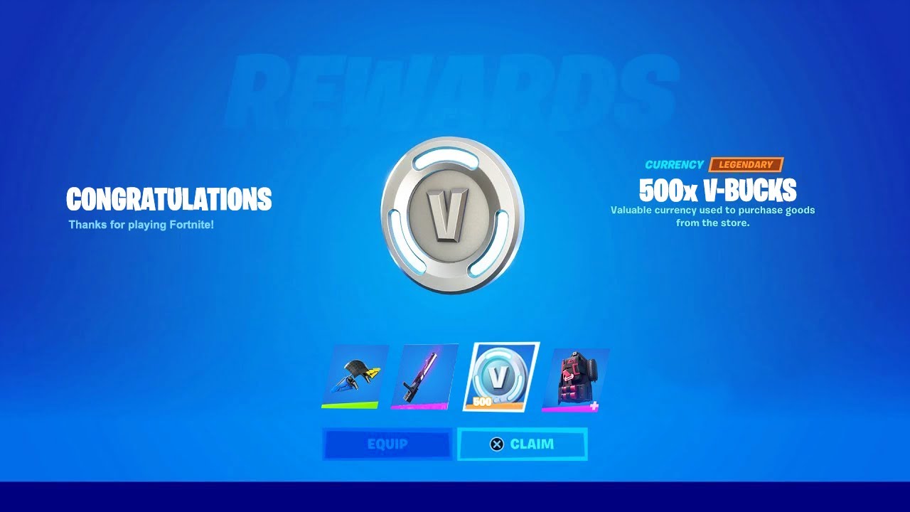 500 V-BUCK REWARD for EVERYONE! - YouTube