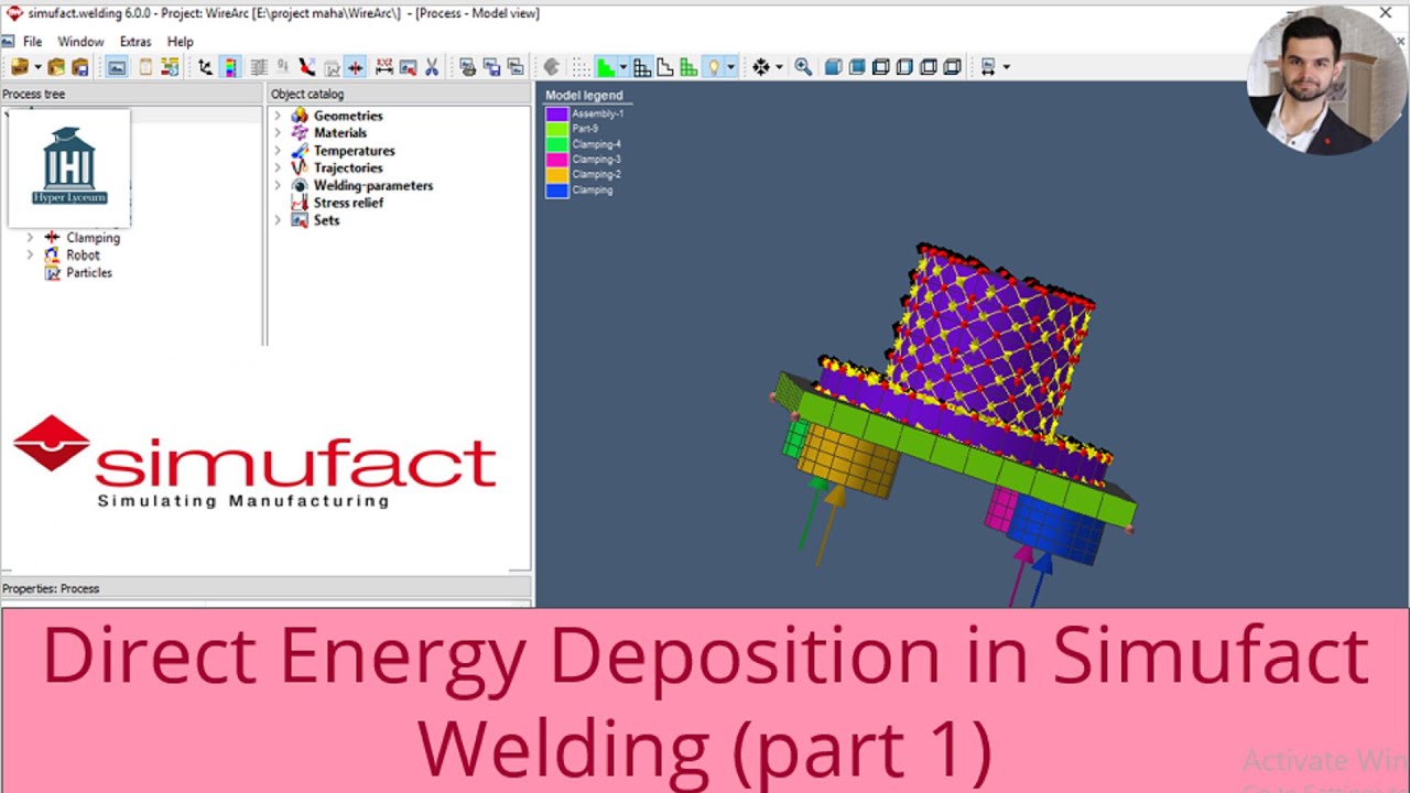 Direct Energy Deposition in Simufact Welding (Part 1) - YouTube