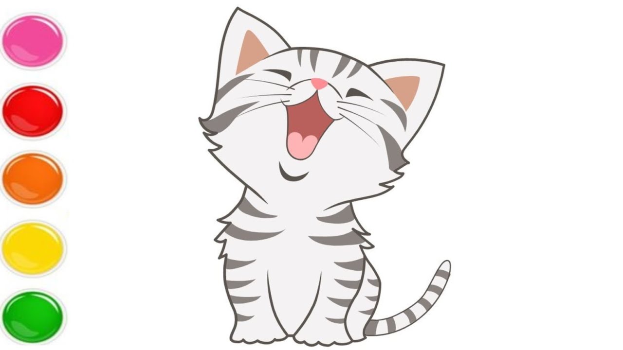 How To Draw Cat Drawing Easy For Sketch Pen || Cat Drawing Easy Step By ...