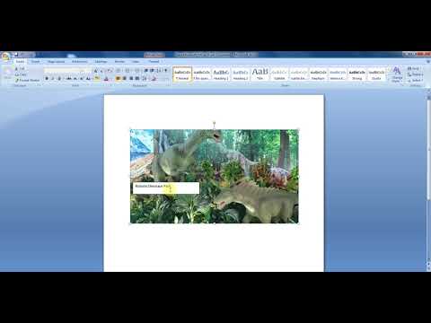 How to write text on Image in word | how to write text on image in ...