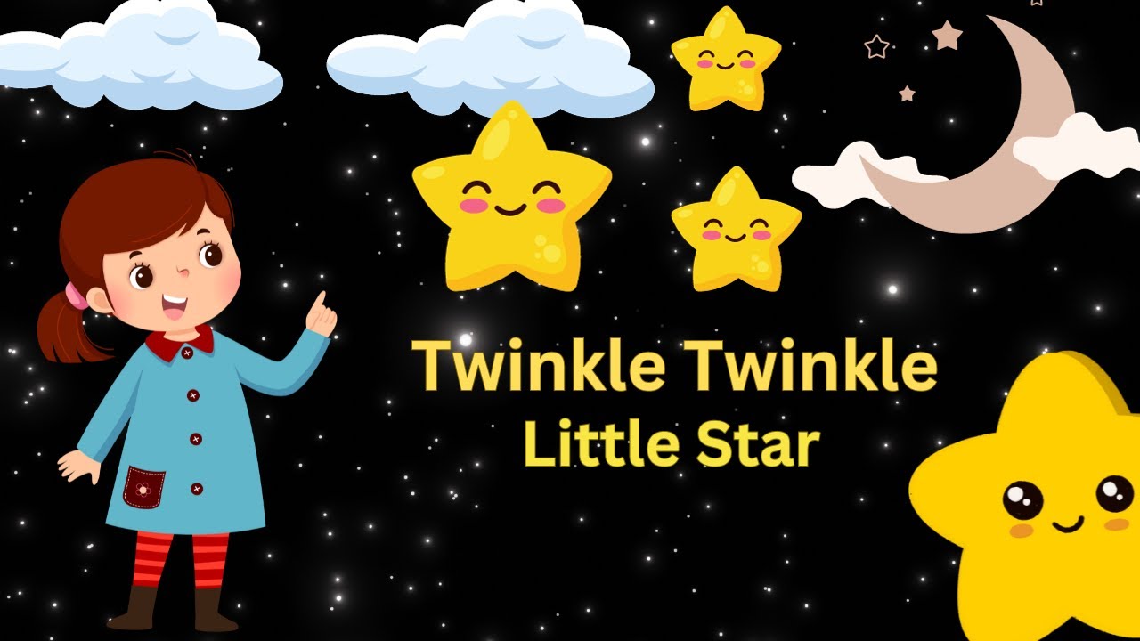 Twinkle Twinkle little star | Cartoon amination and nursery rhyme for ...