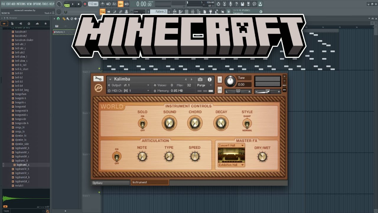 Minecraft Haggstrom Kalimba Instrument - YouTube