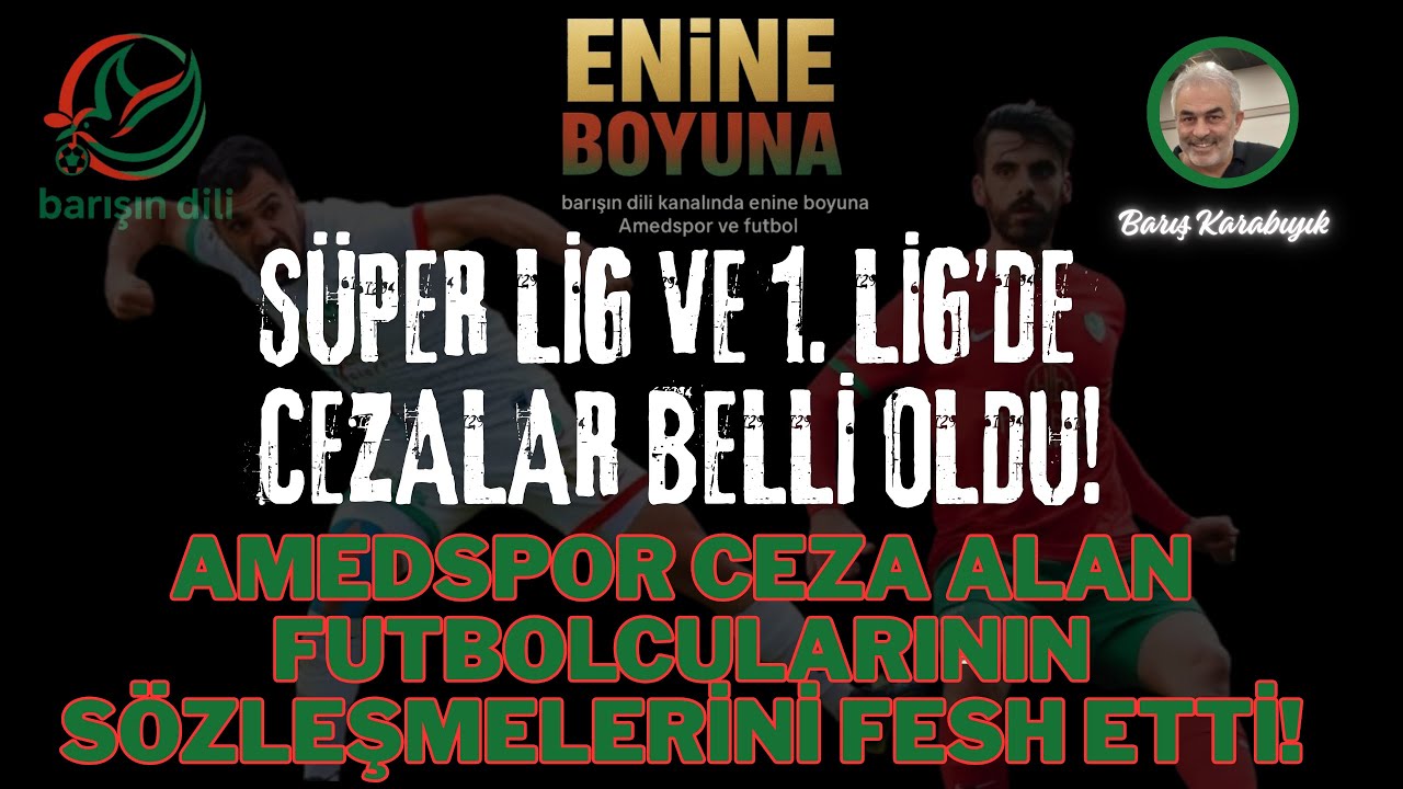 Amedspor Futbolcuların Sözleşmelerini Fesh Etti! - YouTube