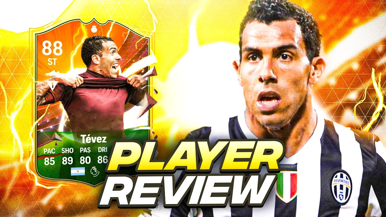 88 HEROES TEVEZ PLAYER REVIEW! EAFC 24 ULTIMATE TEAM - YouTube