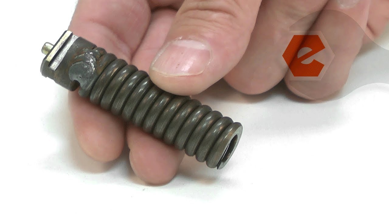 Ridgid Drain Auger Repair Installing The Cable Repair Coupling