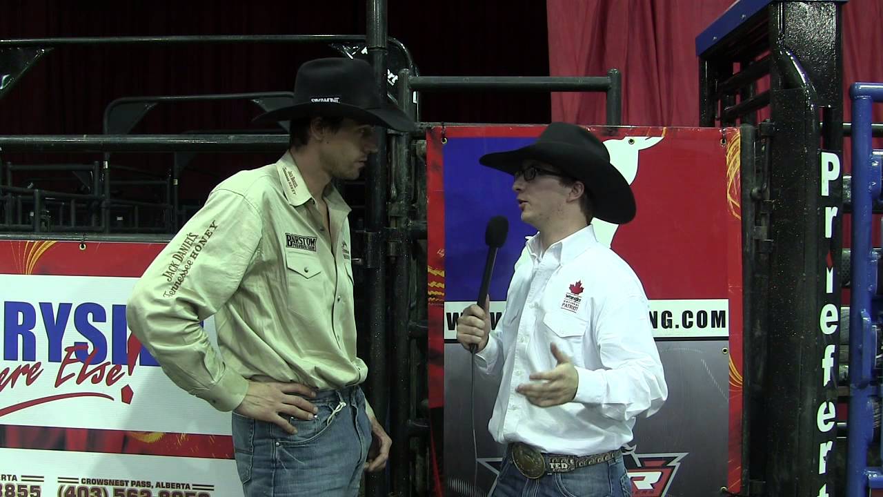 Beau Hill interviewed by Ted Stovin after night one of the Lethbridge ...