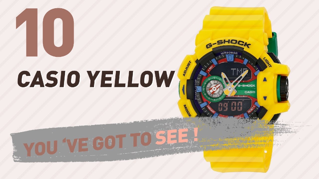Casio Yellow Top 10 // New & Popular 2017 - YouTube