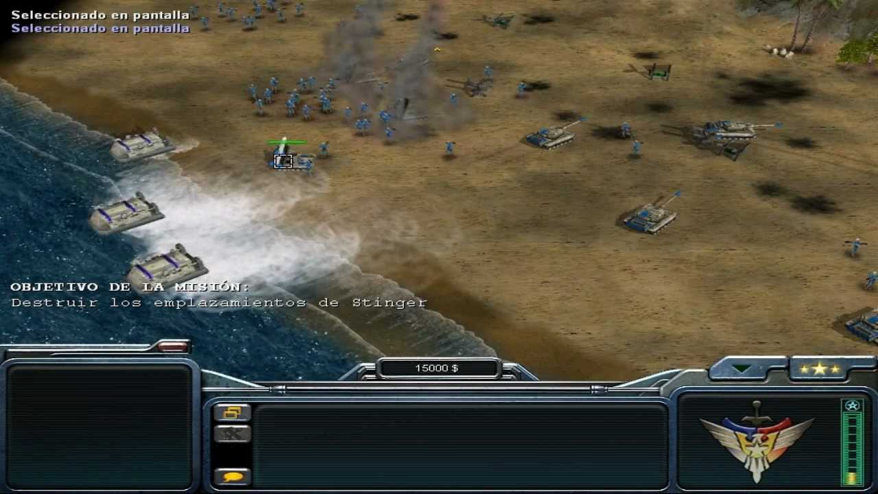 Command & Conquer Generals - fase 4 - PT 1 (USA). - YouTube