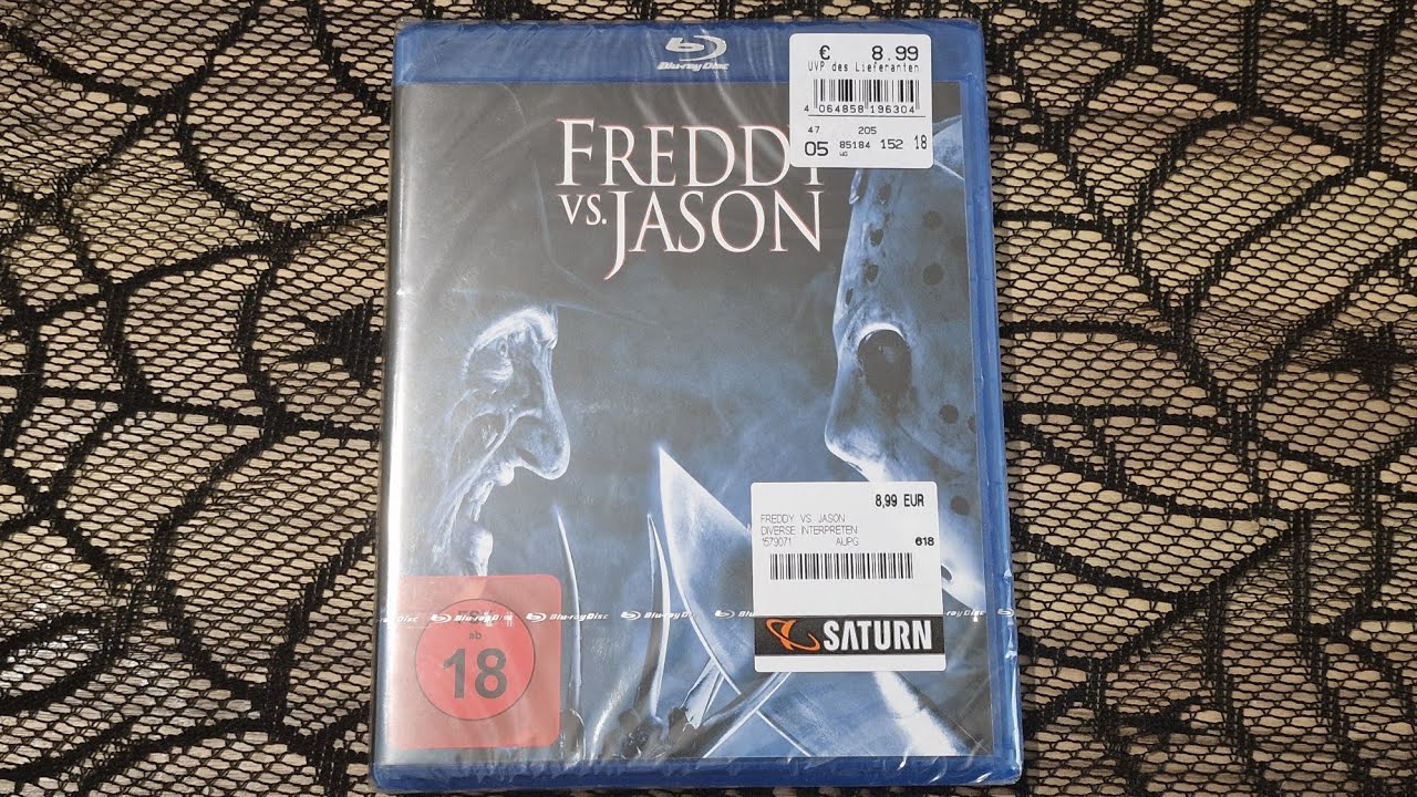 Freddy Vs Jason Blu Ray Box Opening - YouTube