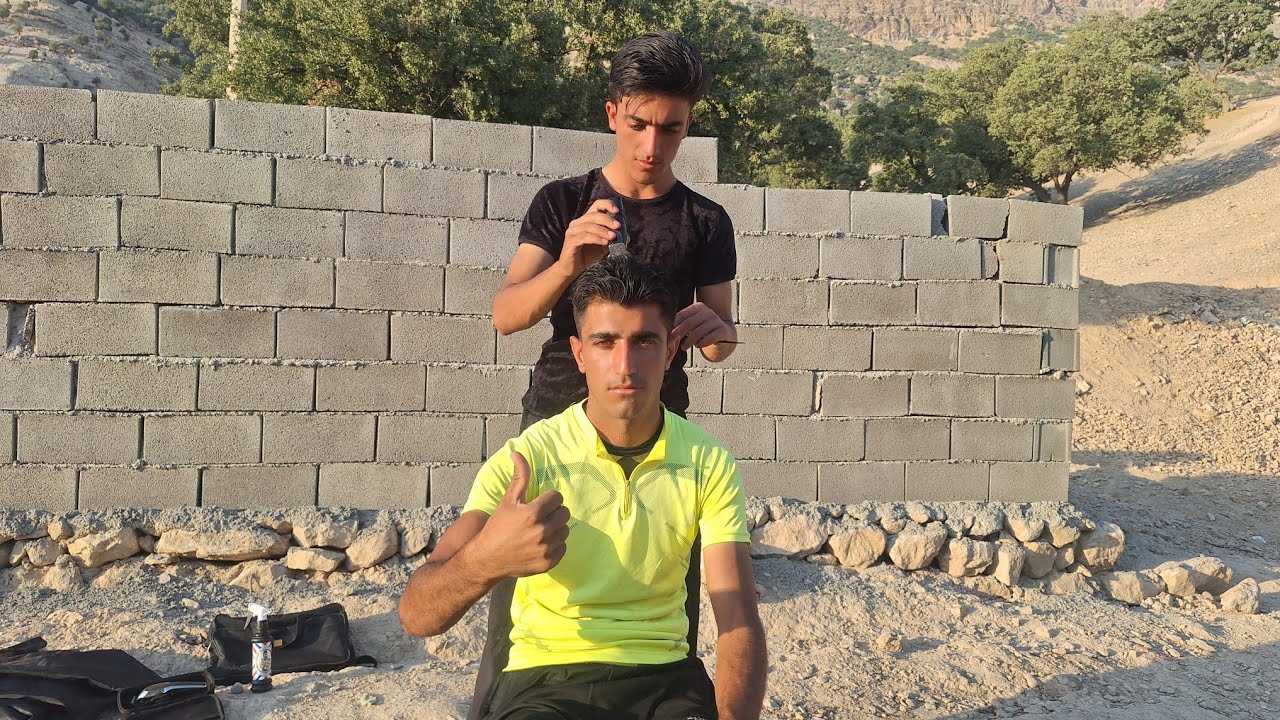 Master Alex: Fixing a friend's hair in a classic style with love and ...