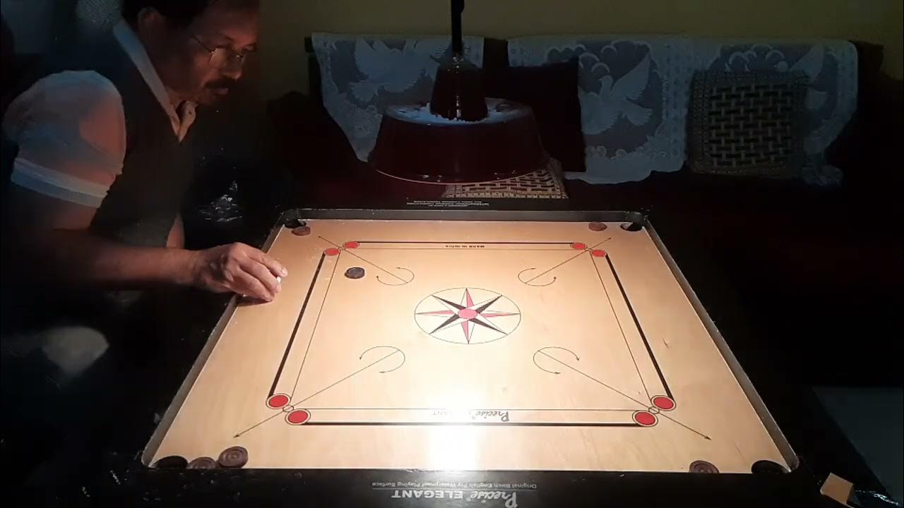 Extreme Creative Shot in Carrom Master Stroke by Susanta Pal,Tripura ...