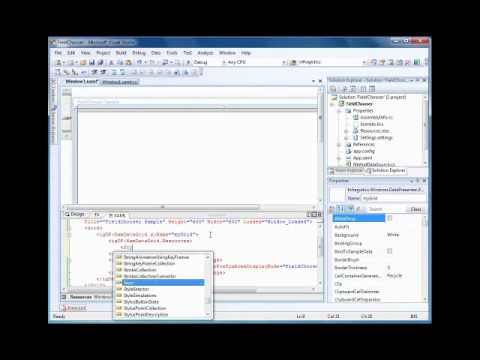 xamDataGrid Field Chooser - YouTube