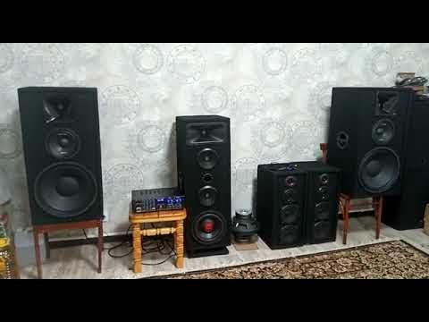 пассивные колонки на 15х динамиках - YouTube