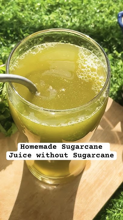 Homemade Sugarcane Juice WITHOUT Sugarcane! 🤯 Refreshing Summer Drink Recipe | No Sugar Needed ...