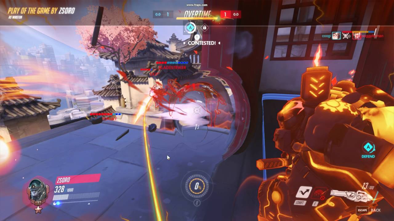 Overwatch 6.30.2016 Winston "Harambe's revenge" - YouTube