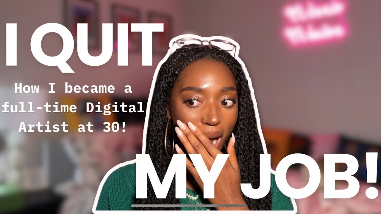 HOW I BECAME A FULL-TIME DIGITAL ARTIST AT 30!!! | Chat About My Career ...